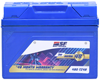 SF Batteries - Best Two Wheelers, Bike Batteries and Scooty Batteries
